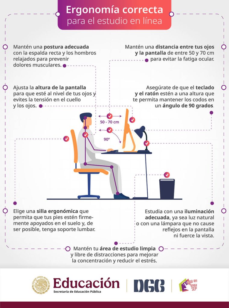 Hábitos saludables para el estudiante en línea - Prepa en Línea - SEP